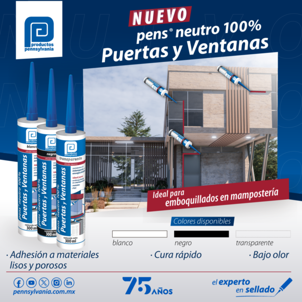 pens® silicón 100% uso general – Pennsylvania